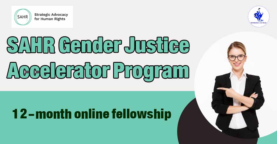 SAHR Gender Justice Accelerator Program 2024-2025