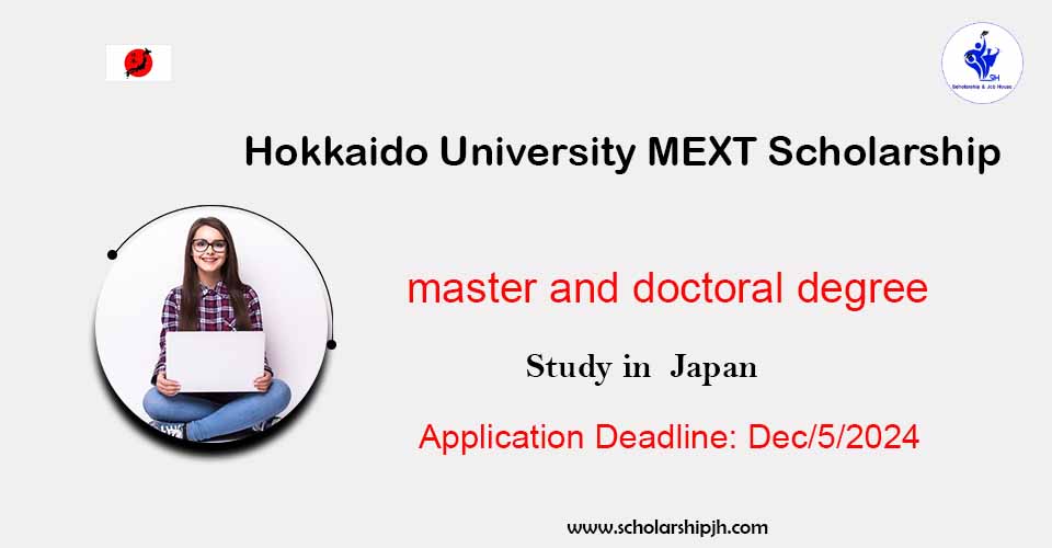 Hokkaido University MEXT Scholarship 2025 – Study in Japan